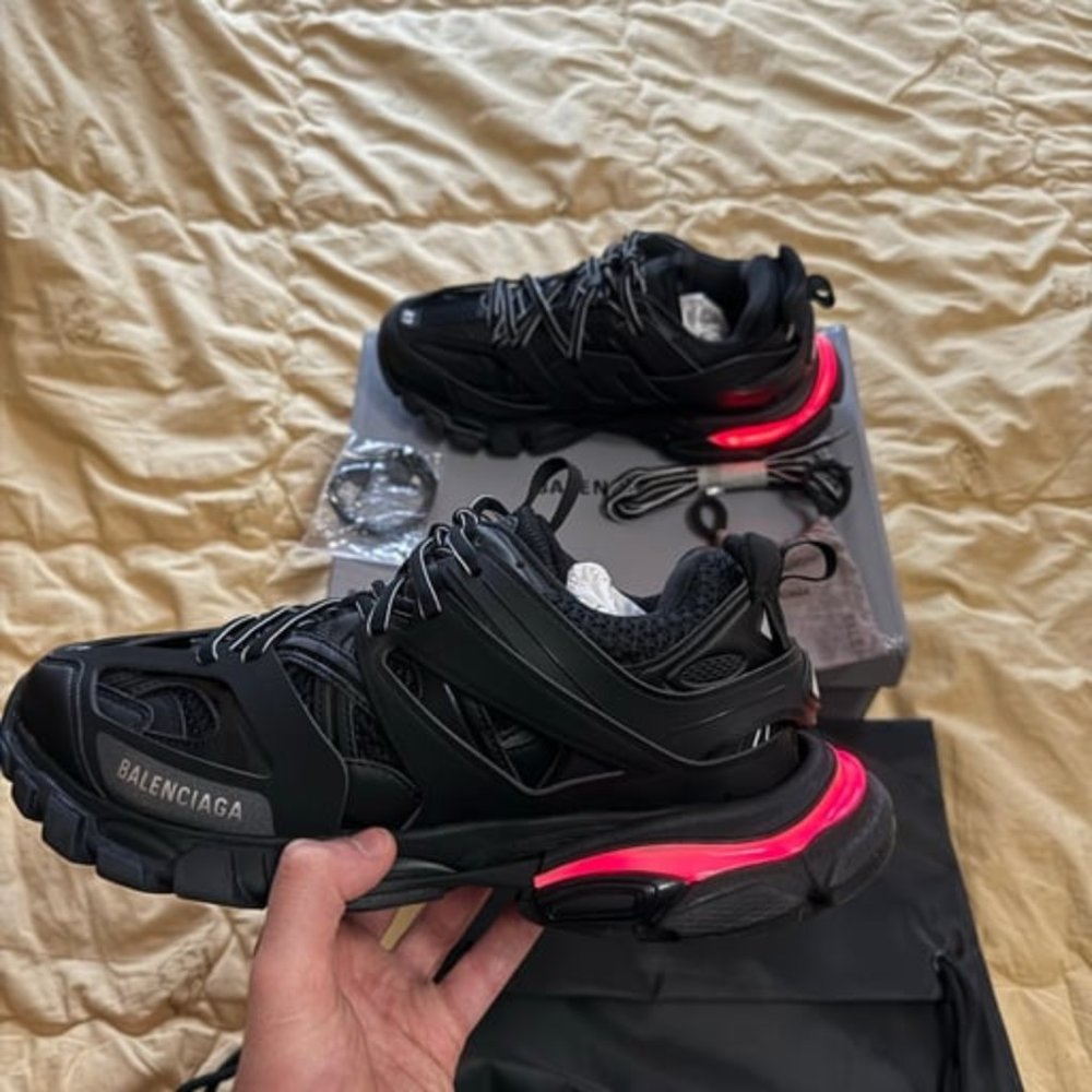 Balenciaga Track Led Sneaker 'Black' - Gem